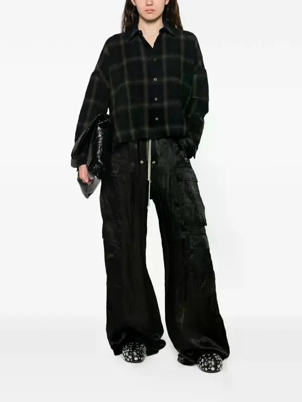 Yohji Yamamoto Checked Collared Shirt