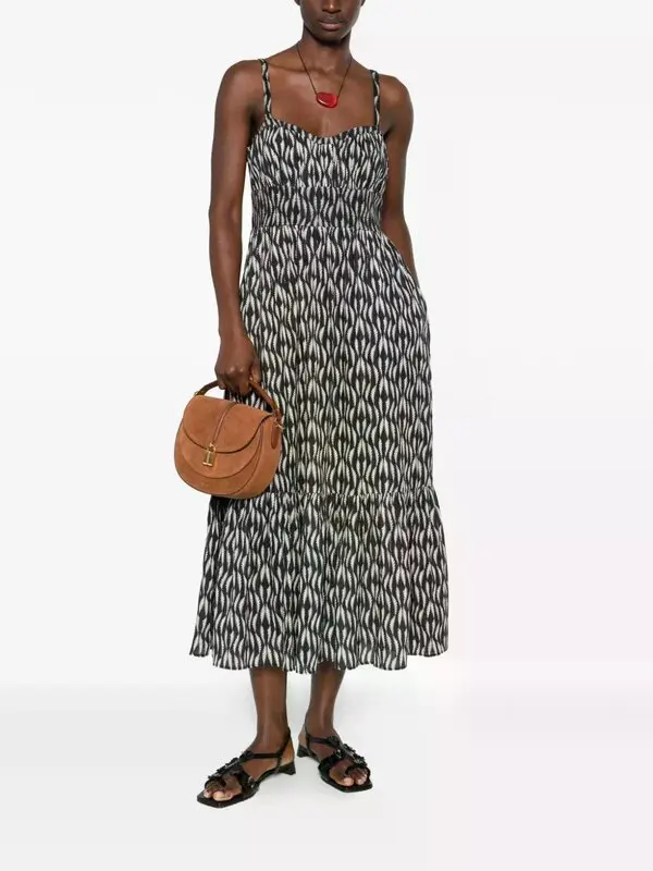 Ulla Johnson Nadine Printed Dress - Black