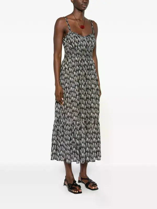 Ulla Johnson Nadine Printed Dress - Black