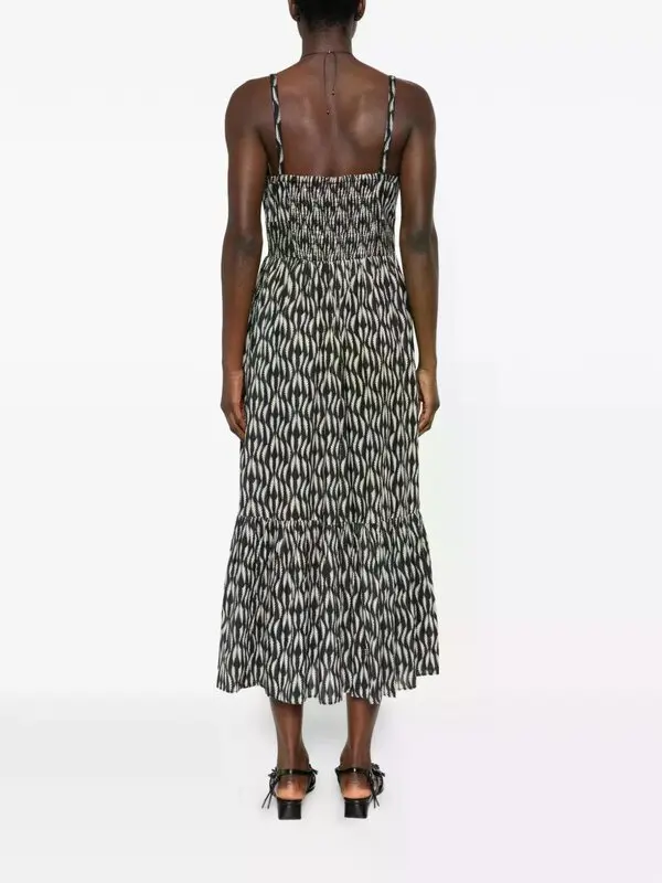 Ulla Johnson Nadine Printed Dress - Black
