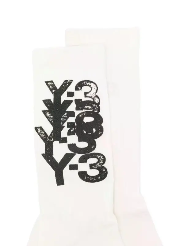 Y3 Logo Socks