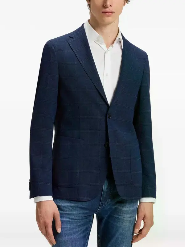 BOSS Checked Suit Jacket