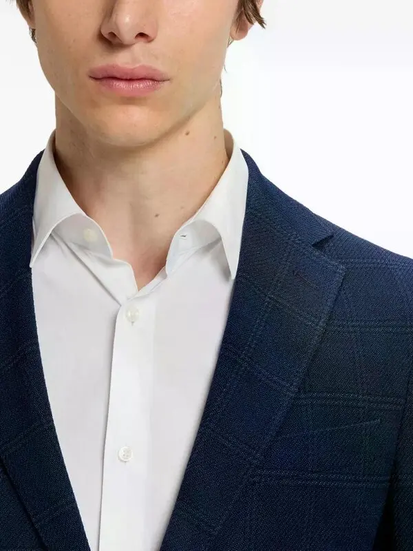 BOSS Checked Suit Jacket