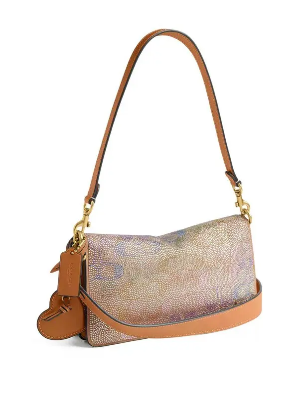 Coach Tabby Crystal-Embellished Shoulder Bag - Neutrals  display picture 1