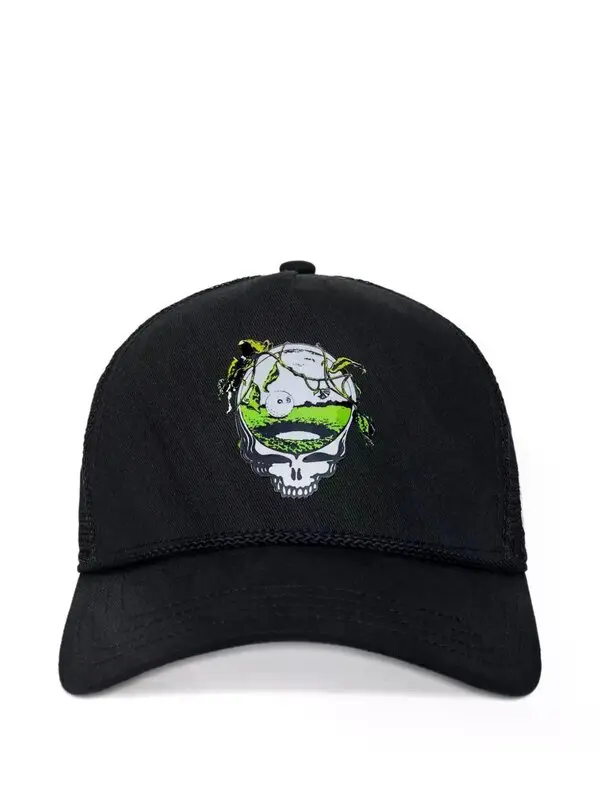 MALBON X Grateful Dead Printed Cap - Black