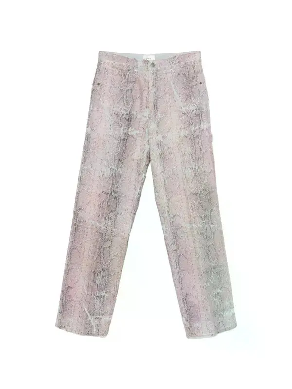 HAIKURE Snake-print Jeans