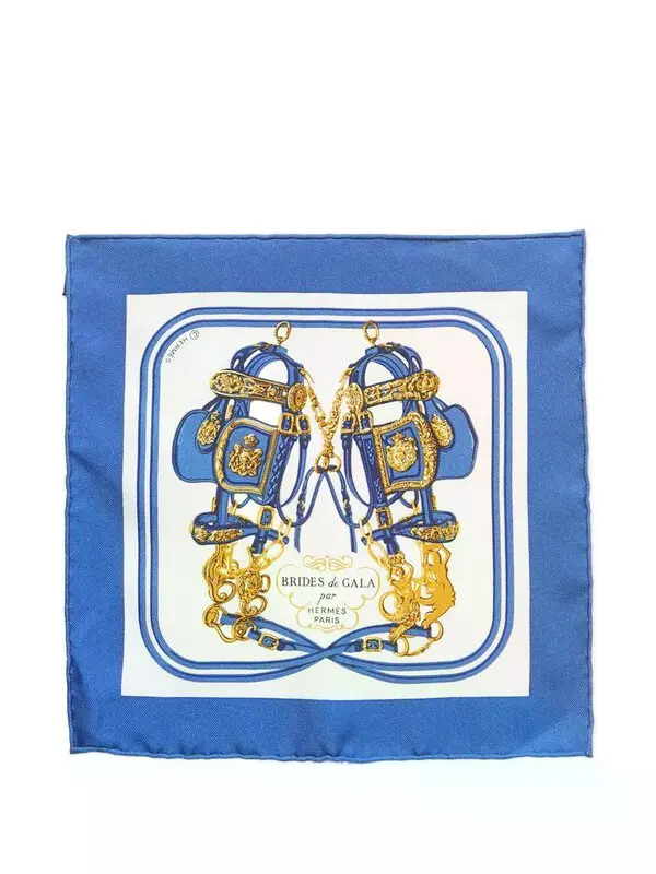 Hermès Brides De Gala Square Scarf - Blue