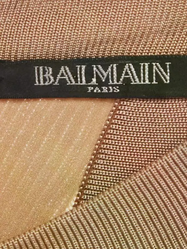 Balmain Knitted Sleeveless Dress