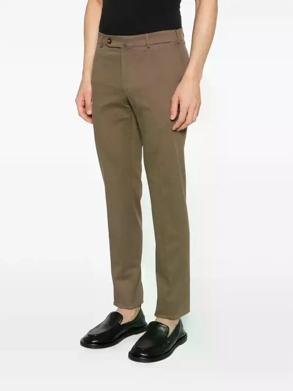 SLOWEAR Button Trousers - Brown