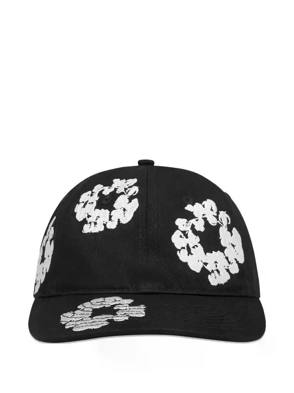 DENIM TEARS The Cotton Wreath Cap - Black