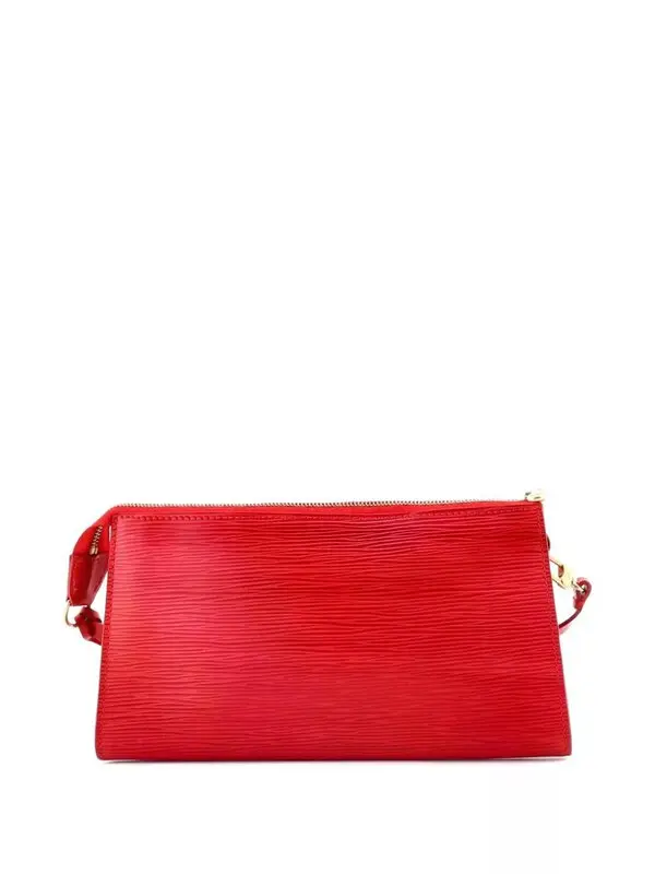 LOUIS VUITTON Pochette Accessoires Epi Leather Clutch Bag - Red