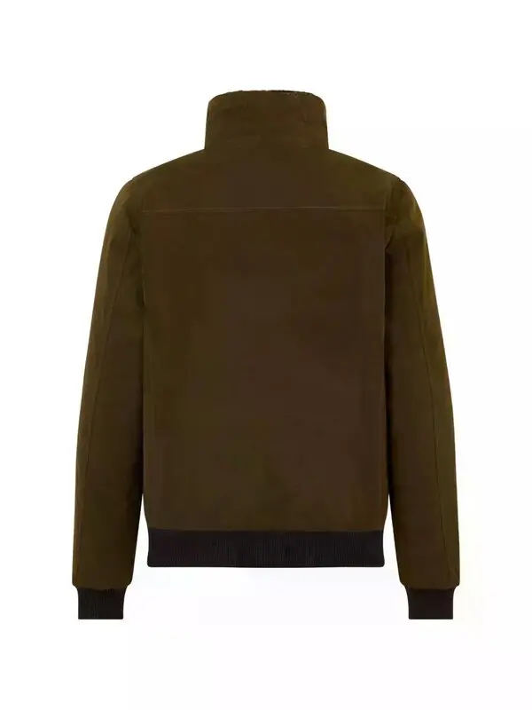 MOORER Buttoned Bomber Jacket