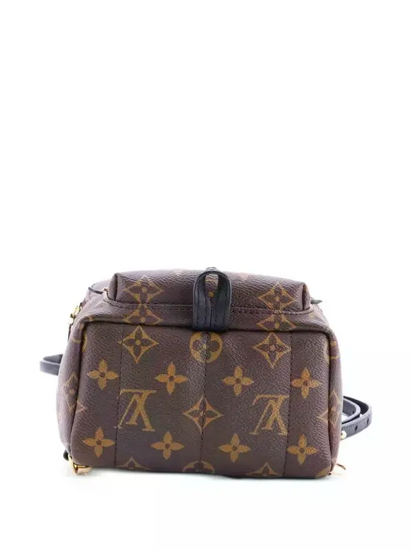 LOUIS VUITTON Palm Springs Monogram Canvas Mini Backpack - Black
