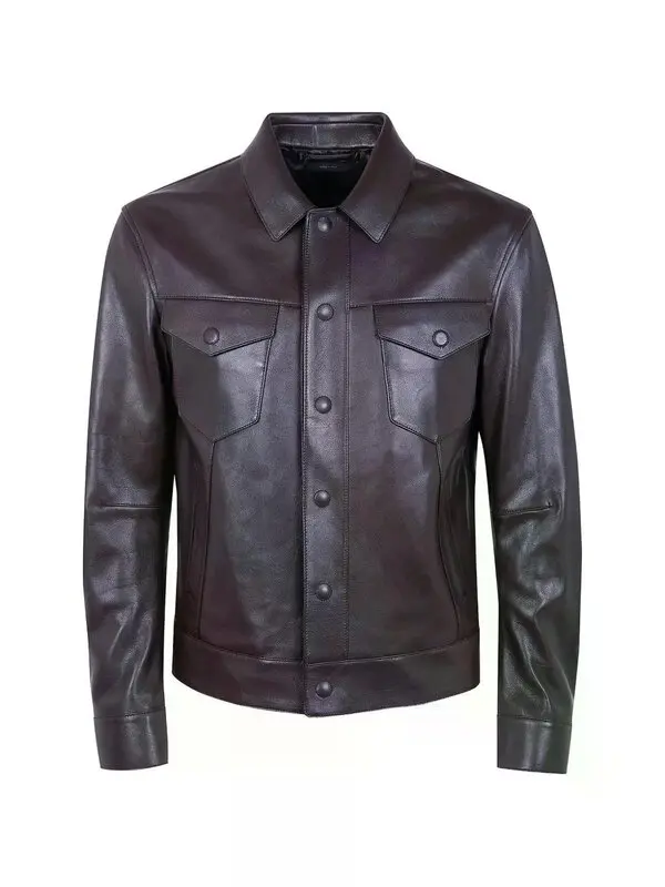 TOM FORD Leather Shirt Jacket