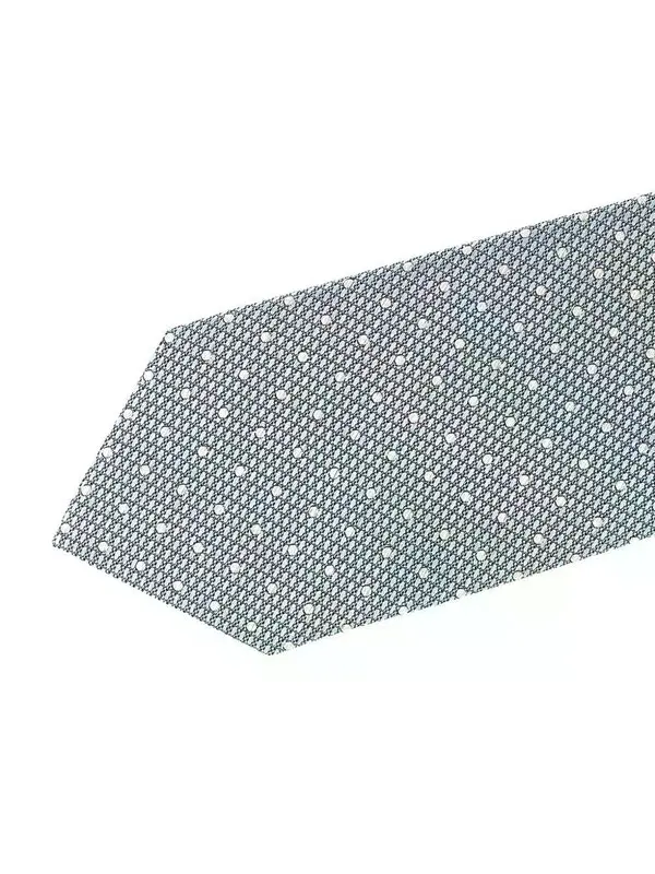 TOM FORD Jacquard Polka-dot Silk Tie - Blue