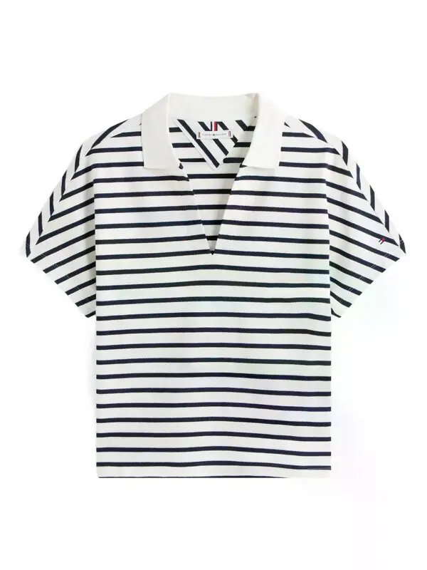Tommy Hilfiger Striped V-neck Top