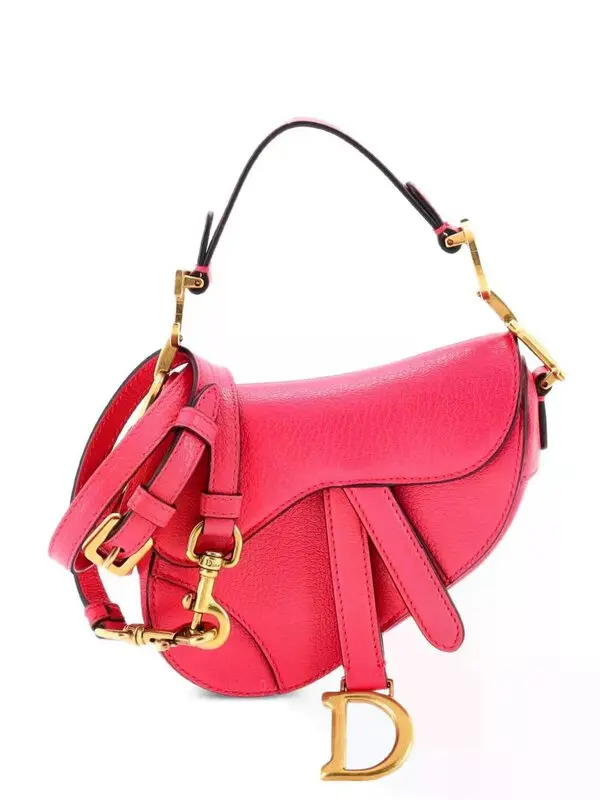 Dior Saddle Micro Shoulder Bag - Pink