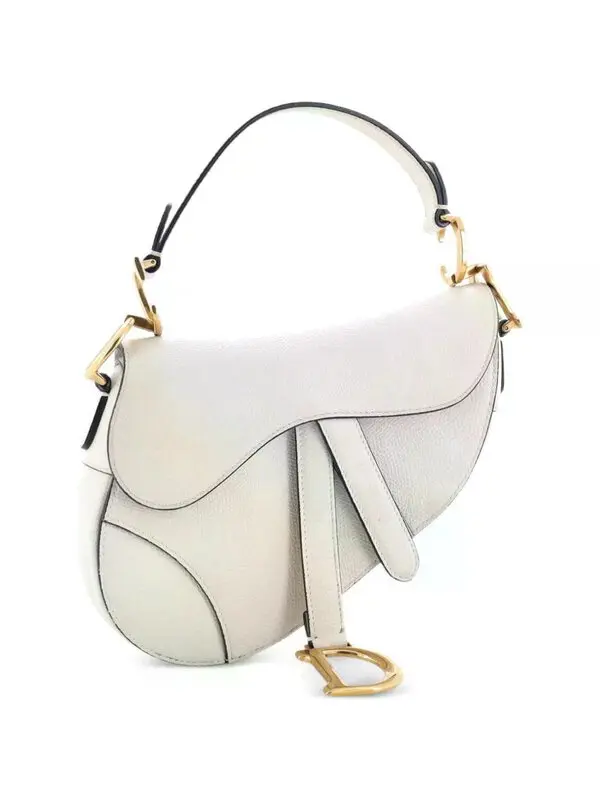 Dior Saddle Mini Shoulder Bag Leather - White