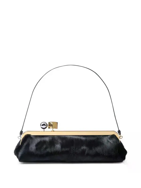 Jacquemus Salon Top-handle Clutch - Black