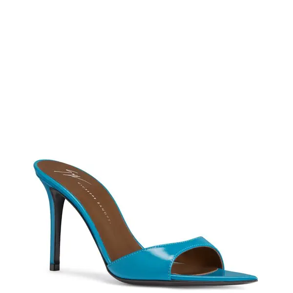 GIUSEPPE ZANOTTI Intriigo 90 Mule Sandals - Blue