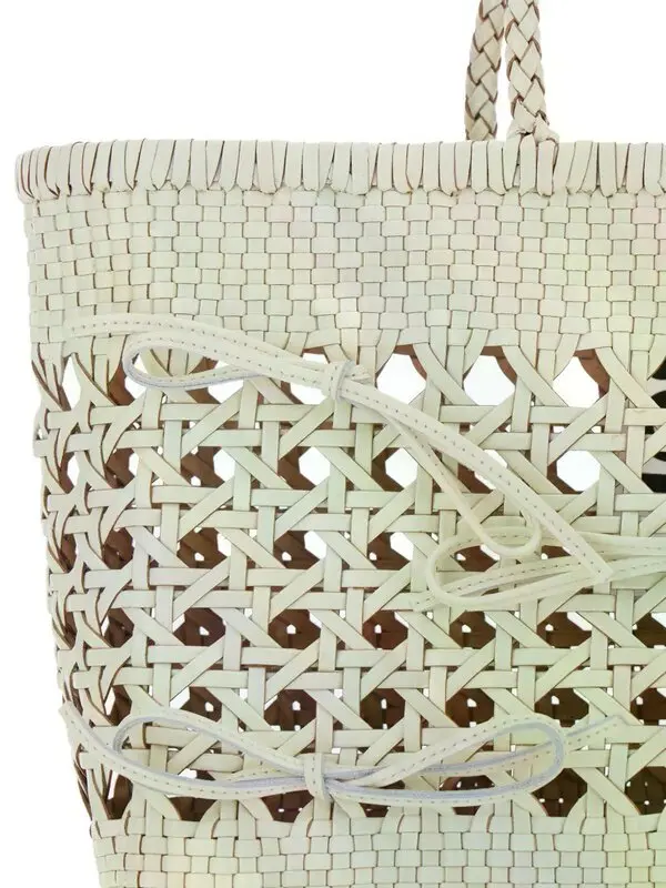 OSOI Biscuit Woven Tote Bag - White