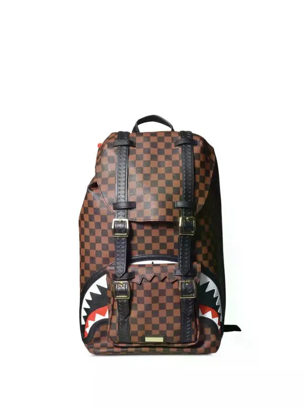 SPRAYGROUND Checkerboard Shark Backpack