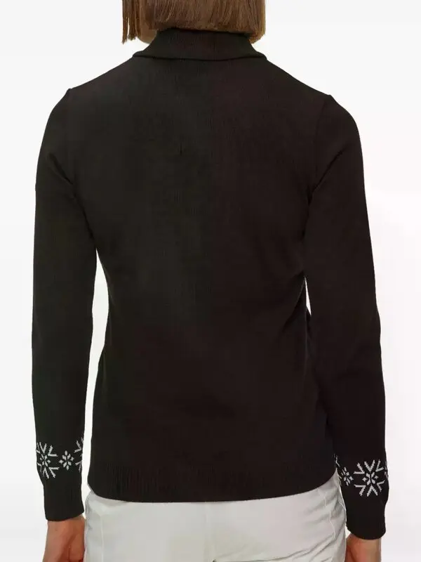 NEWLAND Snowflake-embroidered Sweater