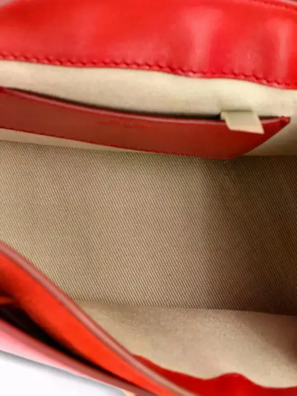 Chloé Tess Small Leather Shoulder Bag - Red
