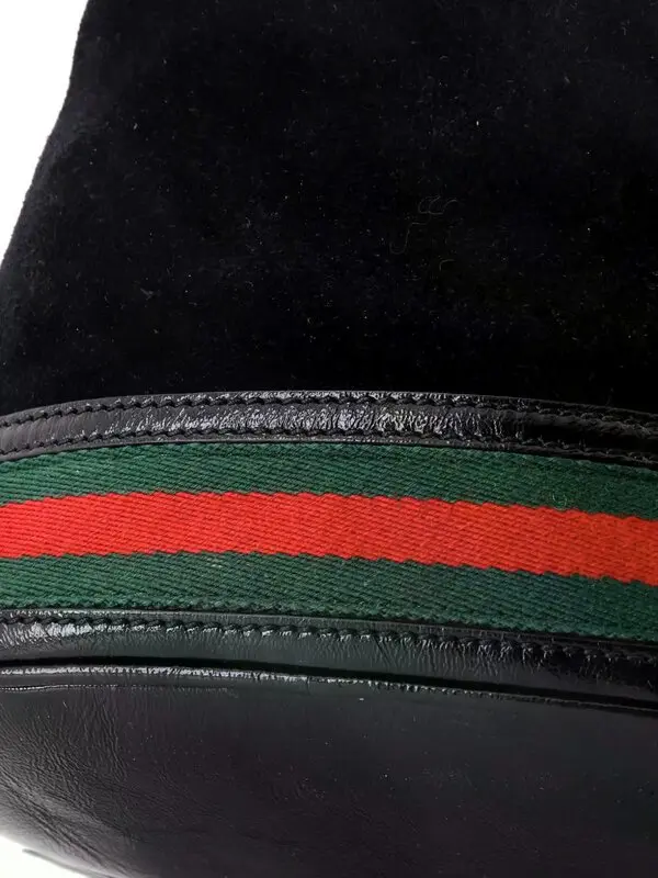 Gucci Ophidia Suede Small Bucket Bag - Black
