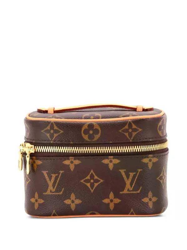LOUIS VUITTON Nice Vanity Case Monogram Canvas Nano Pouch - Brown