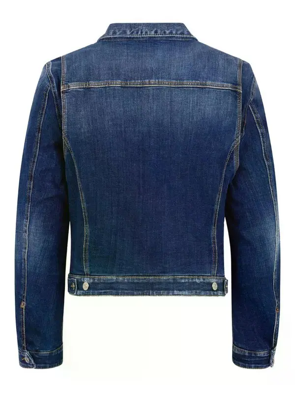 Dsquared2 Distressed-effect Jacket - Blue