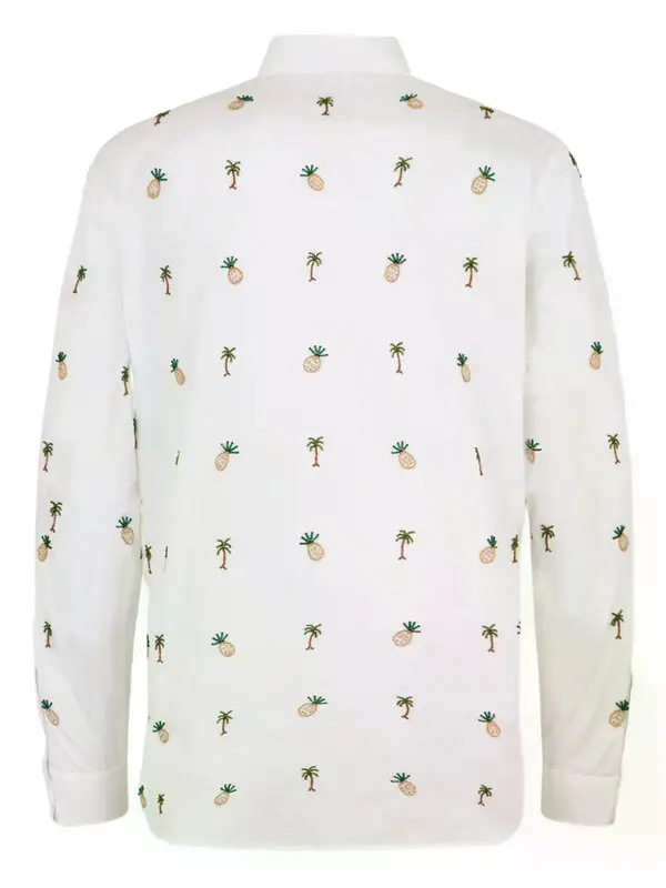 Dsquared2 Pineapples Palms Embroidery Shirt