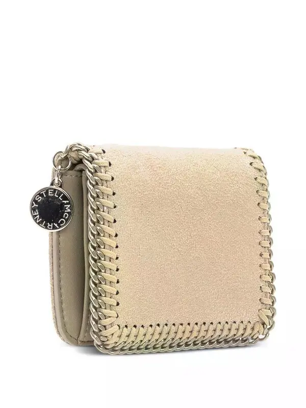 Stella McCartney Falabella Tri-fold Wallet - Neutrals