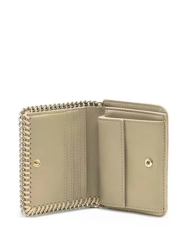 Stella McCartney Falabella Tri-fold Wallet - Neutrals