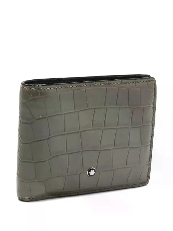 Montblanc Croco-embossed Bifold Wallet