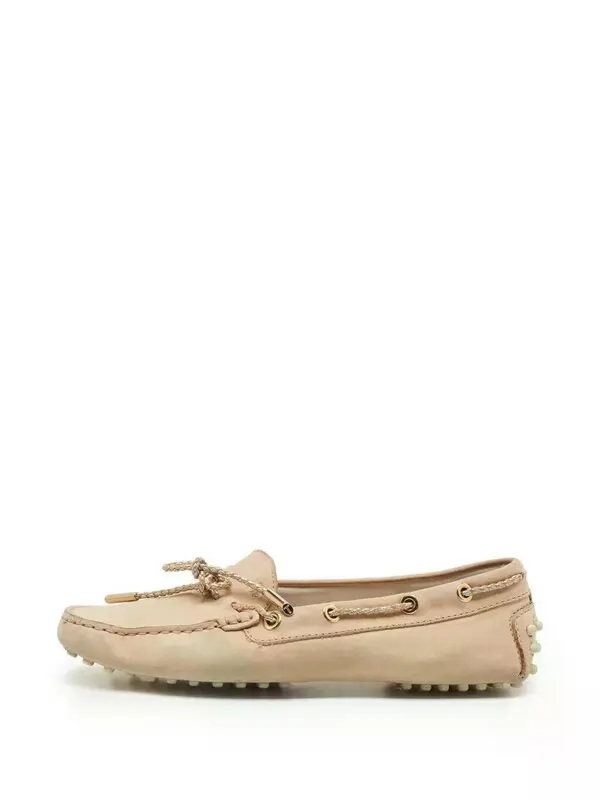 TOD'S Leather Loafers - Neutrals