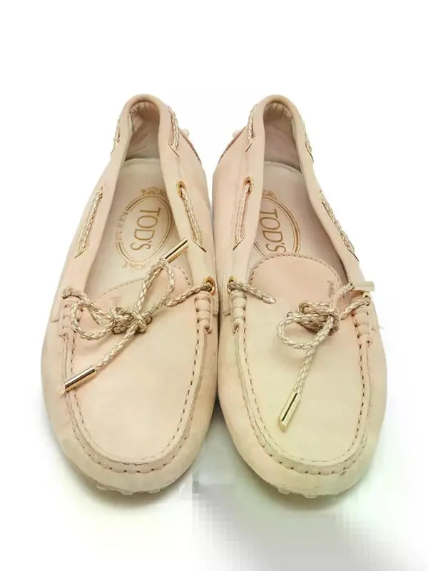 TOD'S Leather Loafers - Neutrals