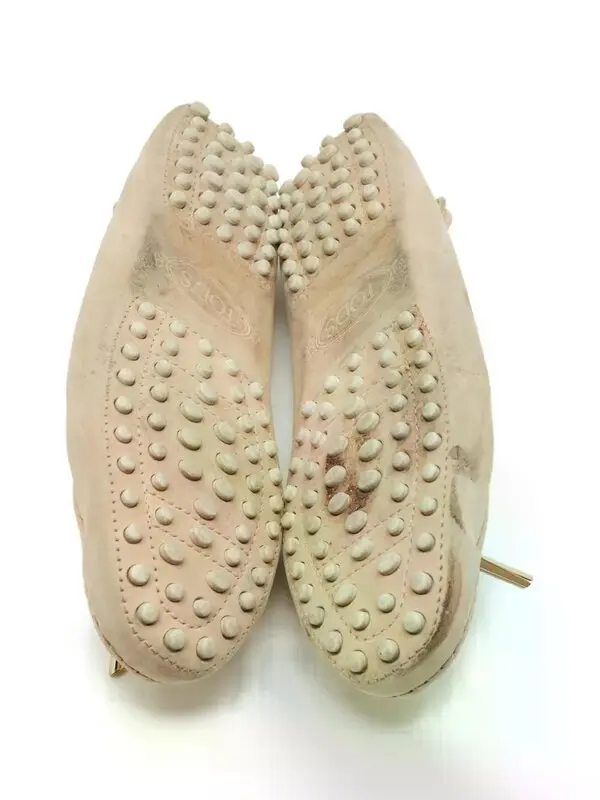 TOD'S Leather Loafers - Neutrals