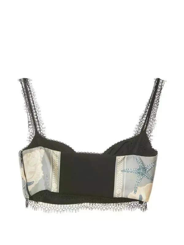 Versace Bralette Laced Top