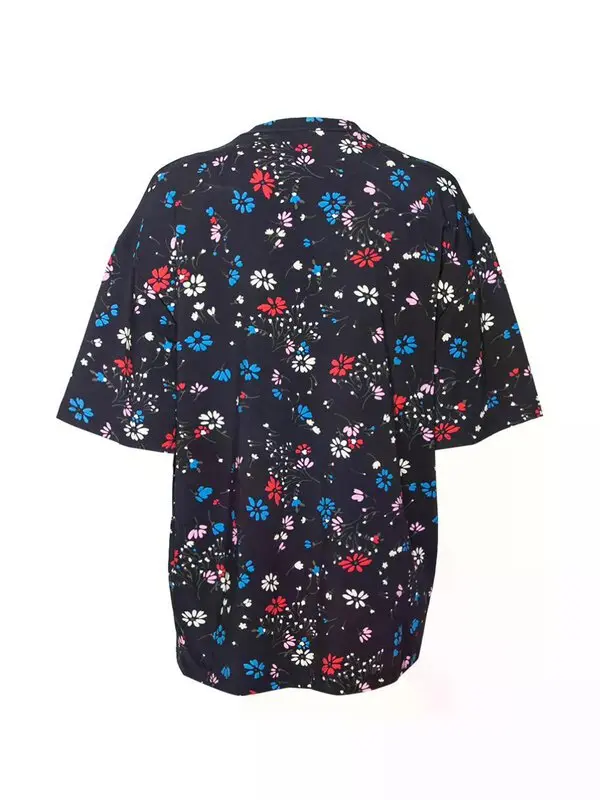 Balenciaga Floral-print Cotton T-shirt