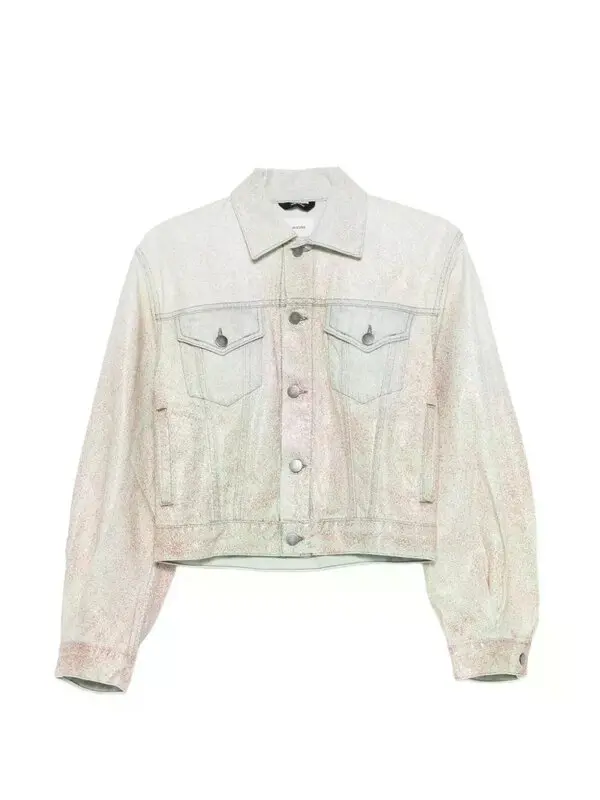 HAIKURE Buttoned Cropped Jacket
