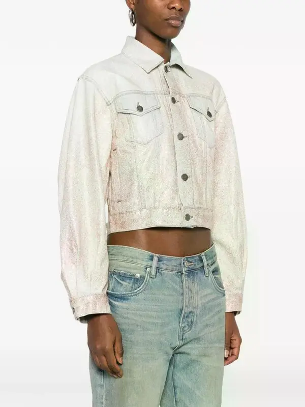 HAIKURE Buttoned Cropped Jacket