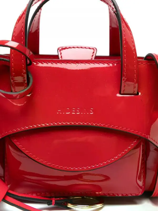 HIDESINS Top-handle Mini Tote Bag - Red