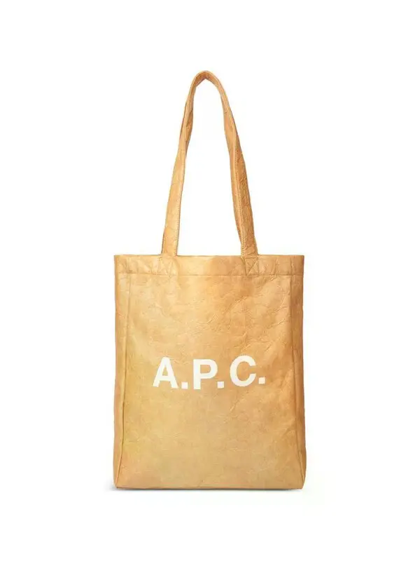 A.p.c. Textured Shoulder Bag - Neutrals