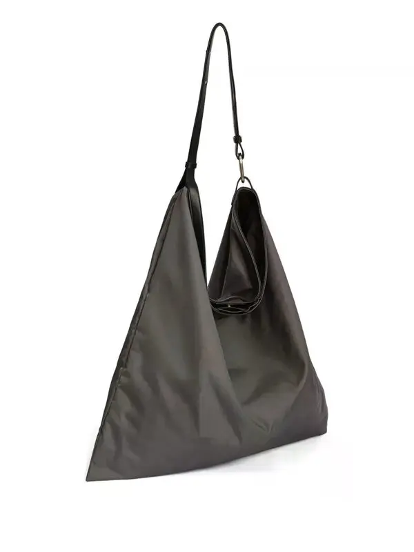 JIL SANDER Leather Strap Soft Rolled Bag - Grey