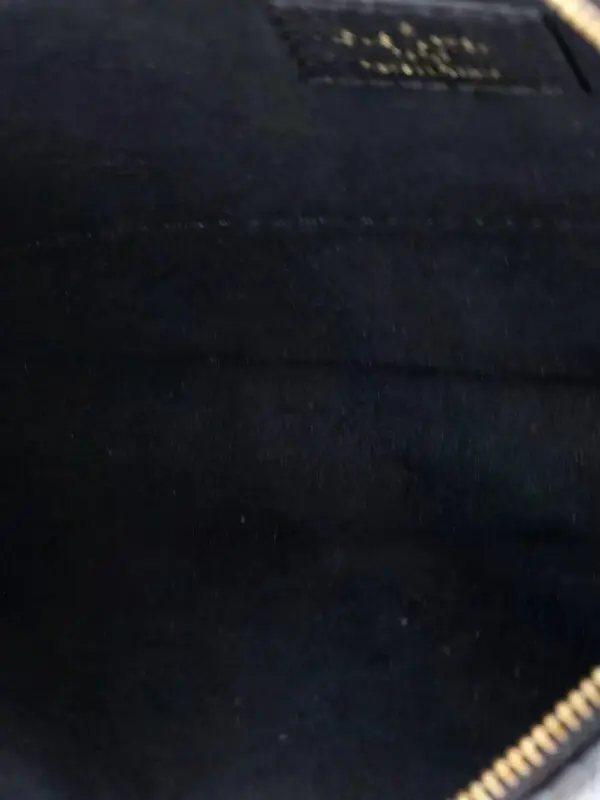 LOUIS VUITTON Multi Pochette Accessoires Monogram Empreinte Giant Crossbody Bag - Black