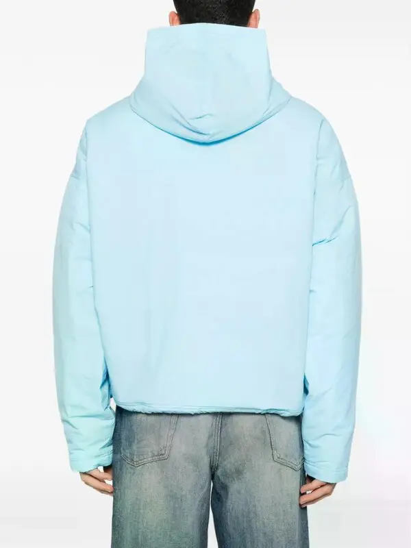 Nike Logo Hooded Jacket - Blue