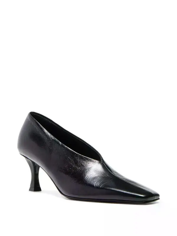 Proenza Schouler Trap Square-toe Pumps - Black