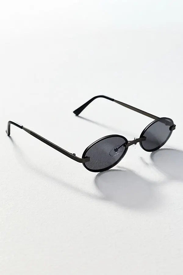 ELITE EYEWEAR Frameless Oval Sunglasses