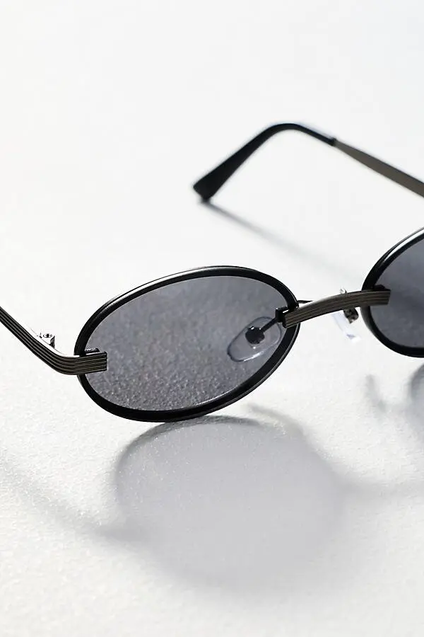 ELITE EYEWEAR Frameless Oval Sunglasses
